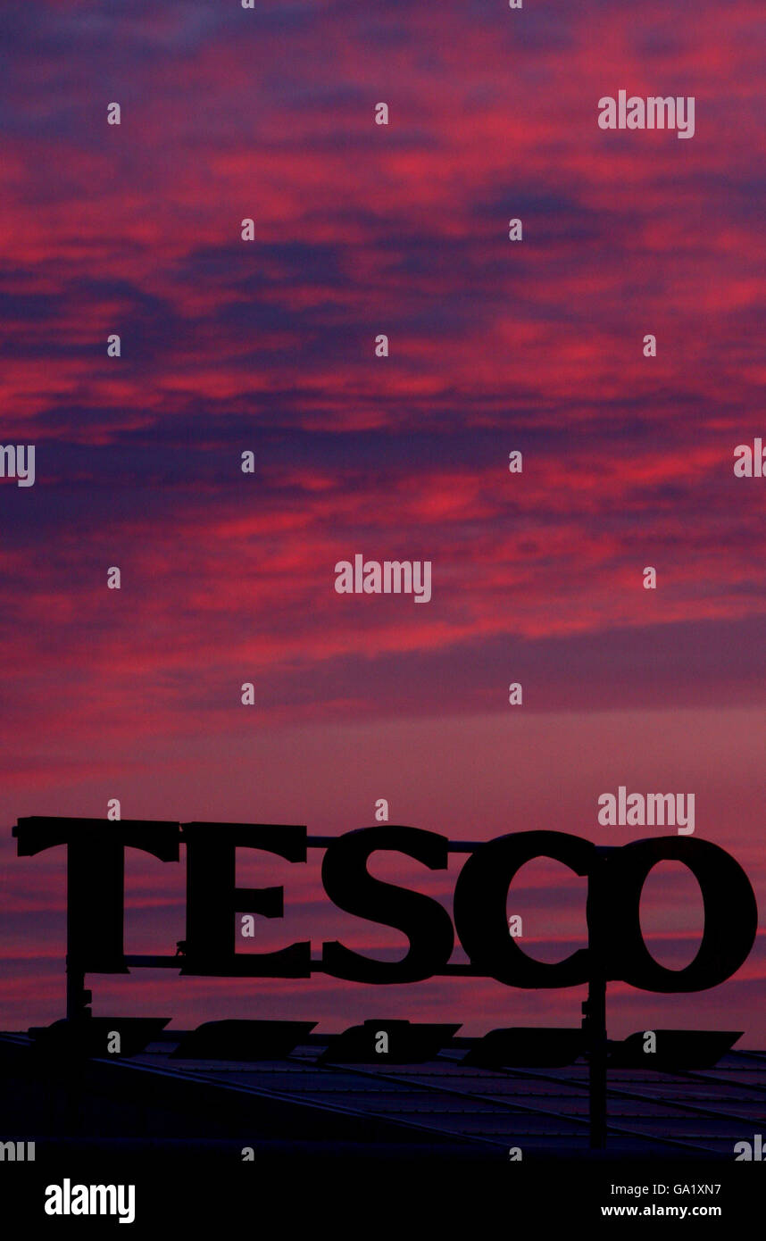 A closed Tesco superstore at Bury St Edmunds, Suffolk, after it was ...