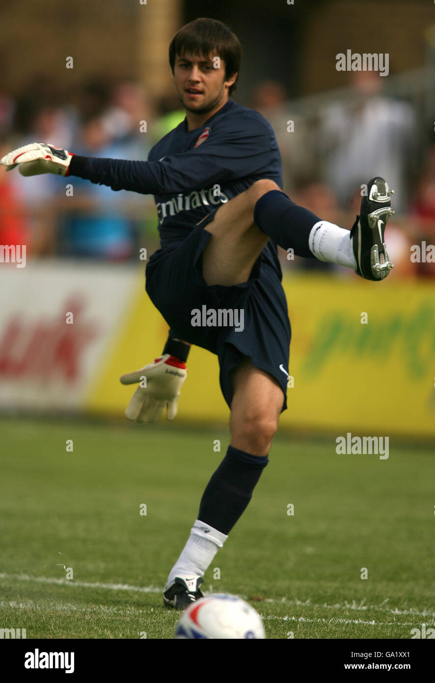 Soccer - Friendly - Barnet v Arsenal - Underhill Stadium Stock Photo ...