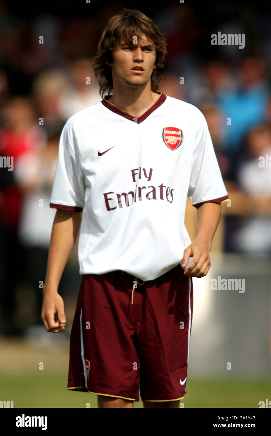 Soccer - Friendly - Barnet v Arsenal - Underhill Stadium Stock Photo ...
