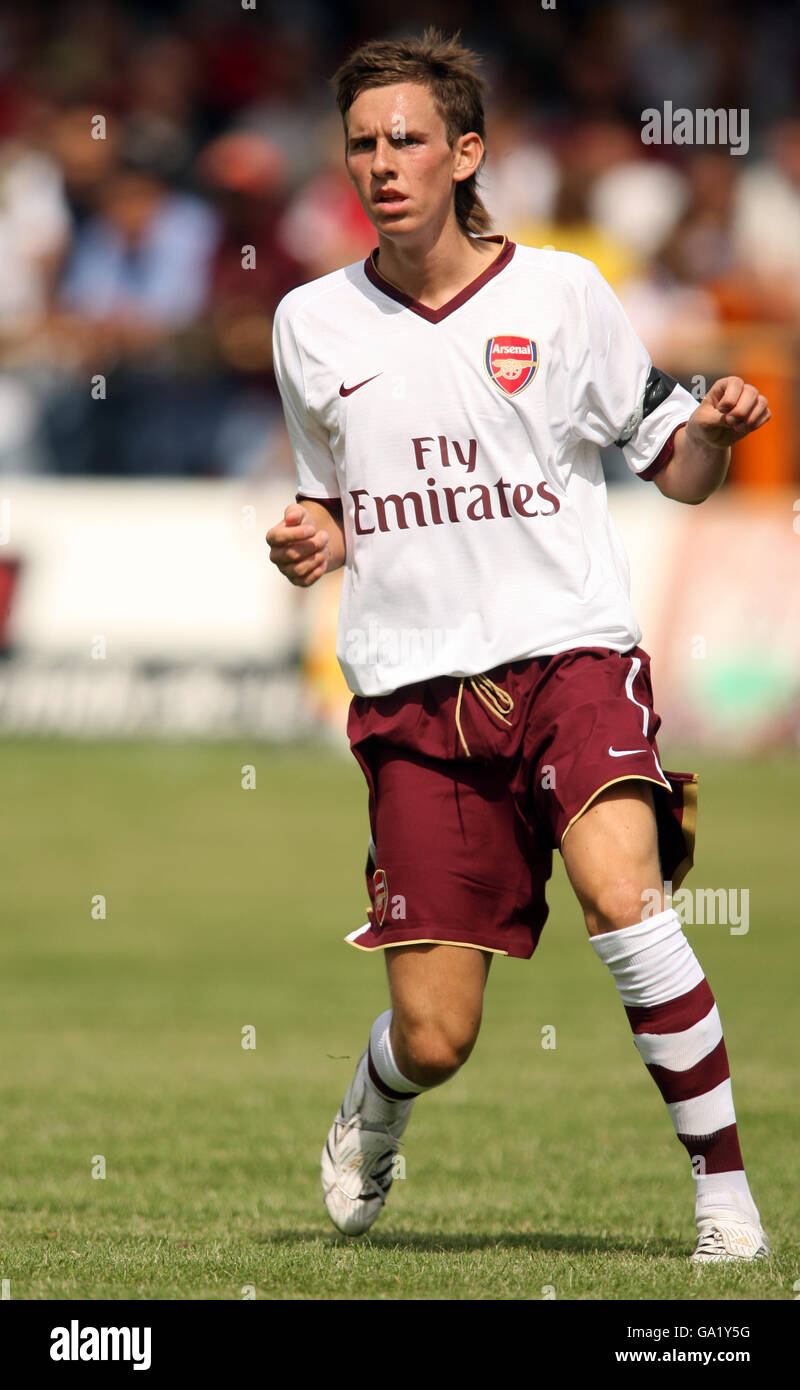 Soccer friendly barnet v arsenal underhill stadium hi-res stock ...