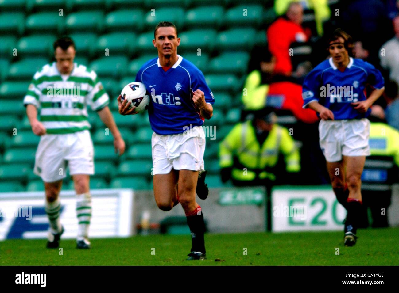 Peter lovenkrands rangers celebrates hi-res stock photography and ...