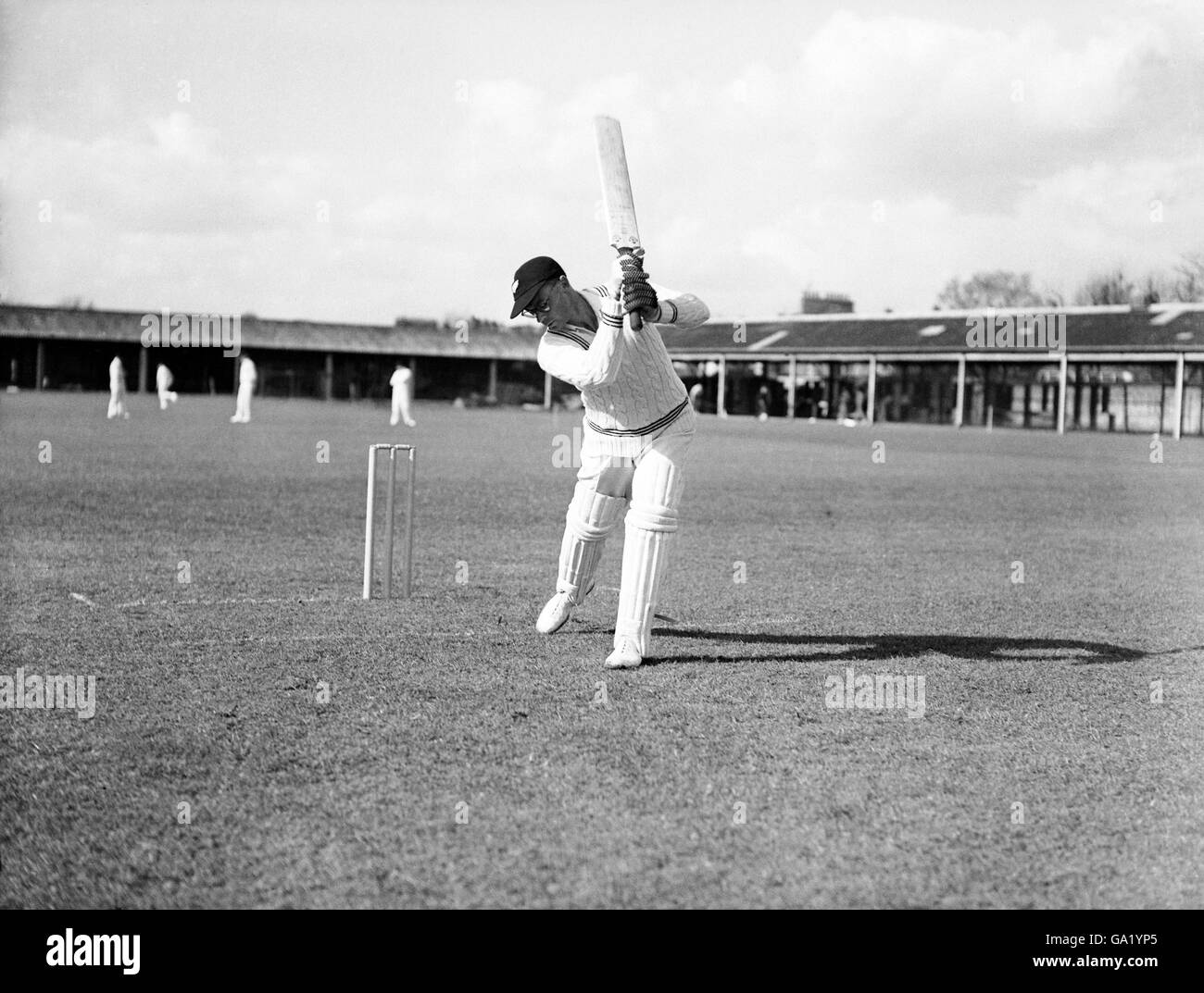 Cricket new zealand tour of england Black and White Stock Photos ...