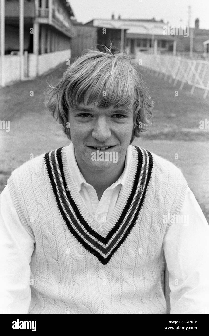 Cricket, Peter Denning. Peter Denning, of Somerset Cricket Club Stock ...