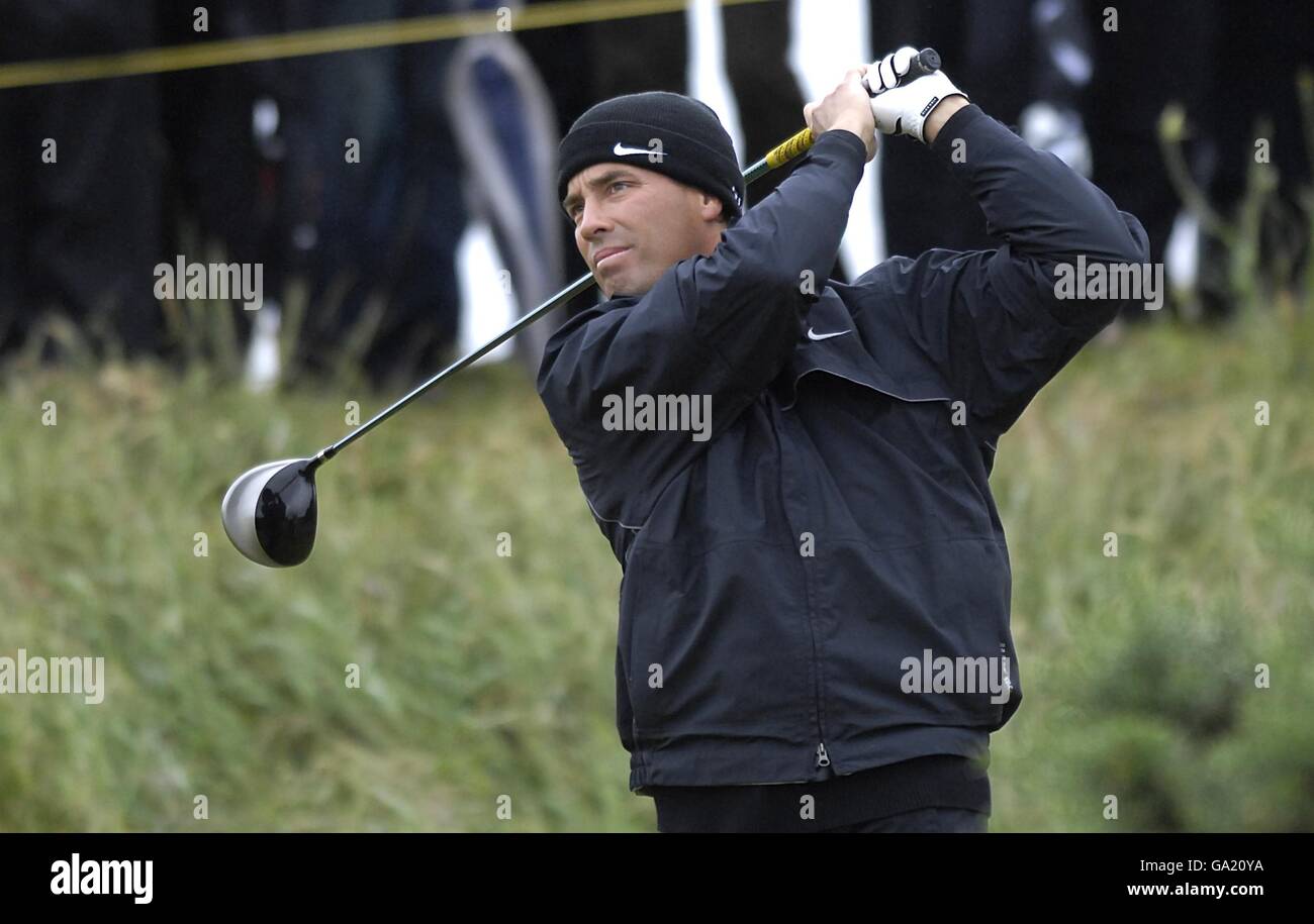 Australian Stephen Ames in action during The Open Championship at the ...