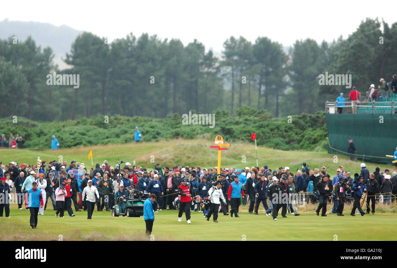 Golf - The 136th Open Championship 2007 - Day One - Carnoustie Stock ...