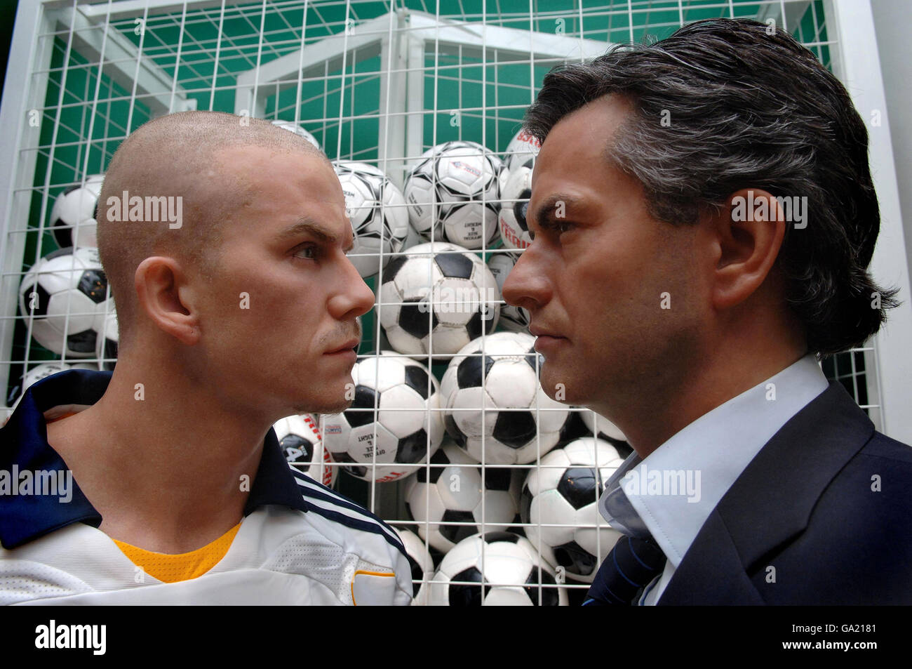 Wax figure david beckham hi-res stock photography and images - Alamy
