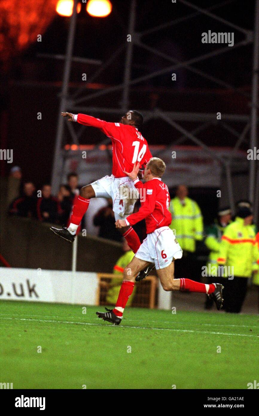 Football punch air hi-res stock photography and images - Alamy