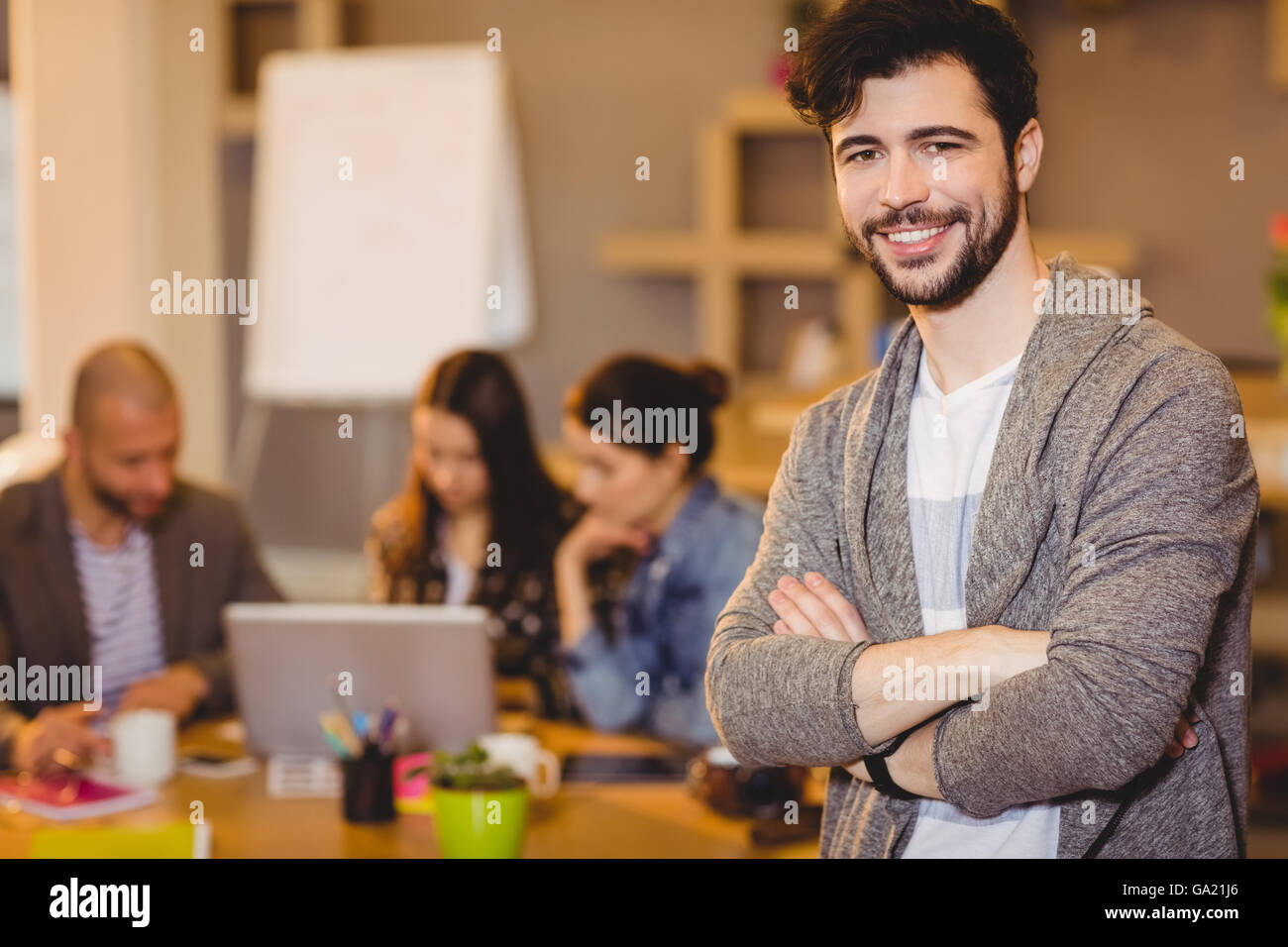 Portrait smiling male designer hi-res stock photography and images - Alamy