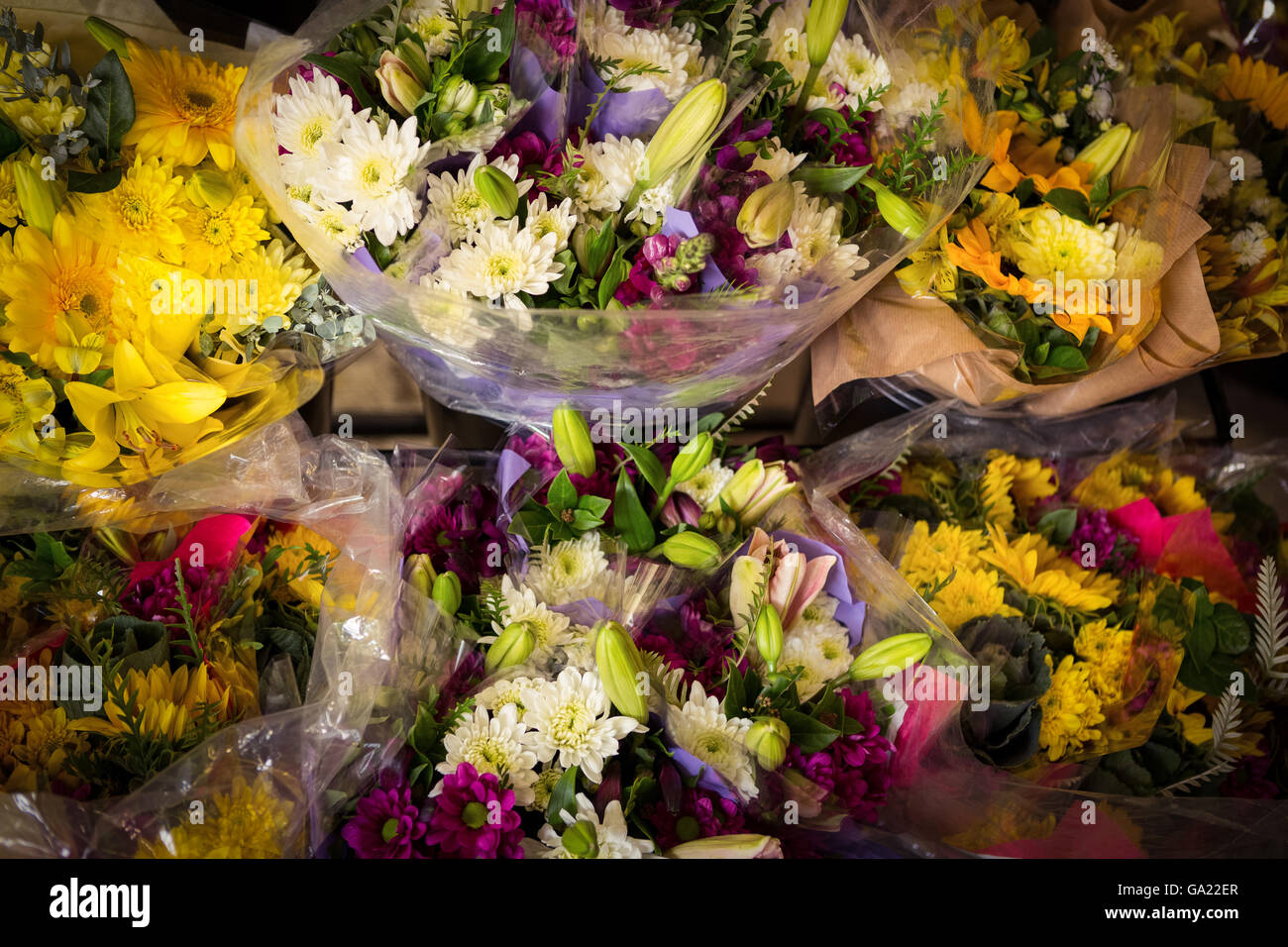 Close-up of bouquet of flowers Stock Photo - Alamy