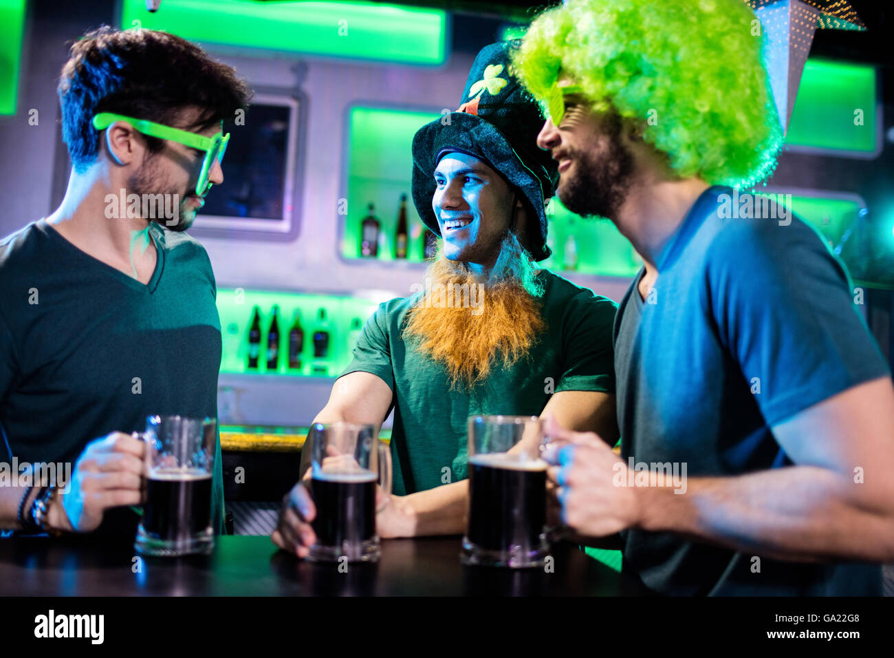 Young friends interacting other hi-res stock photography and images - Alamy