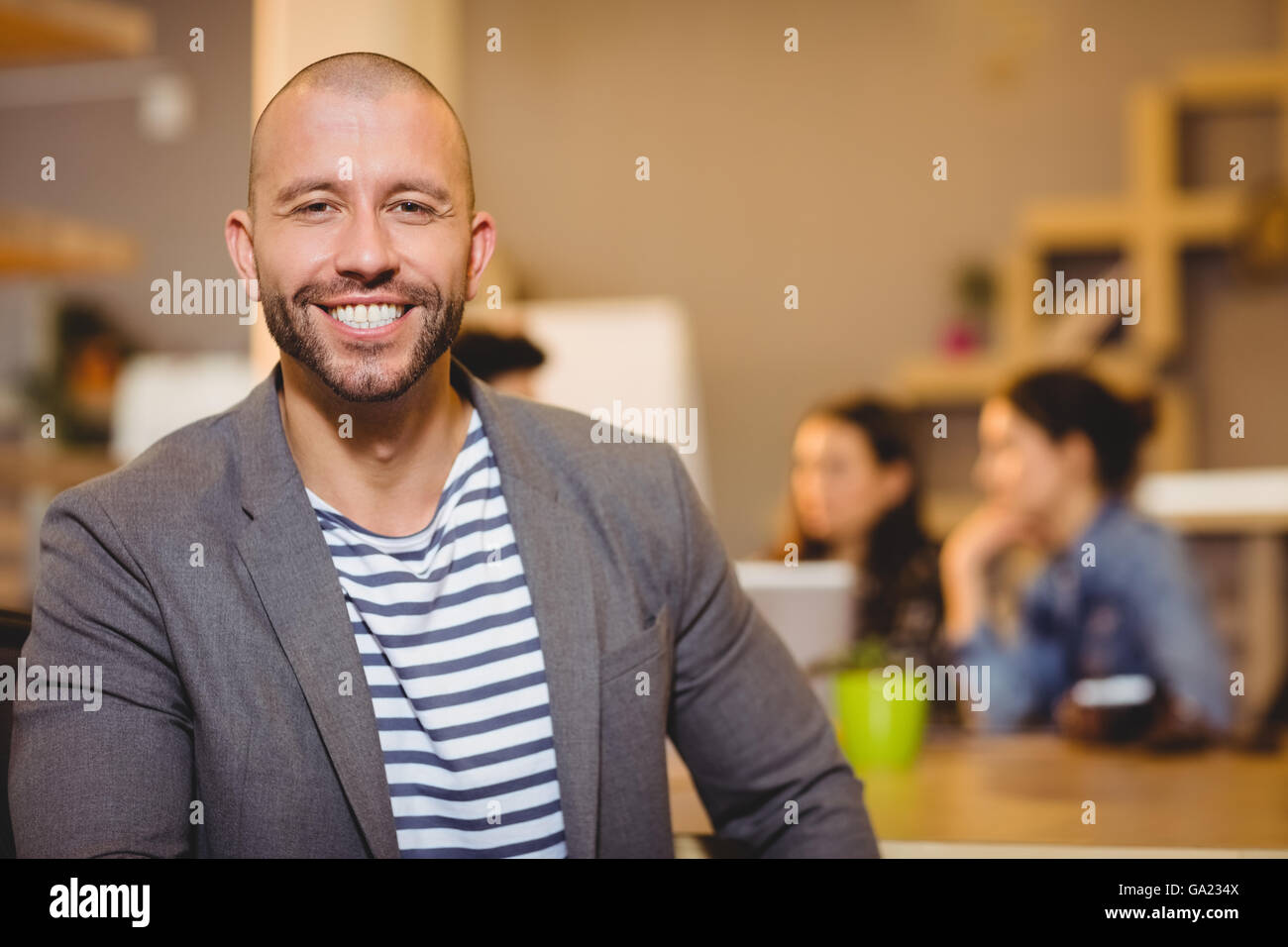 Portrait smiling male designer hi-res stock photography and images - Alamy