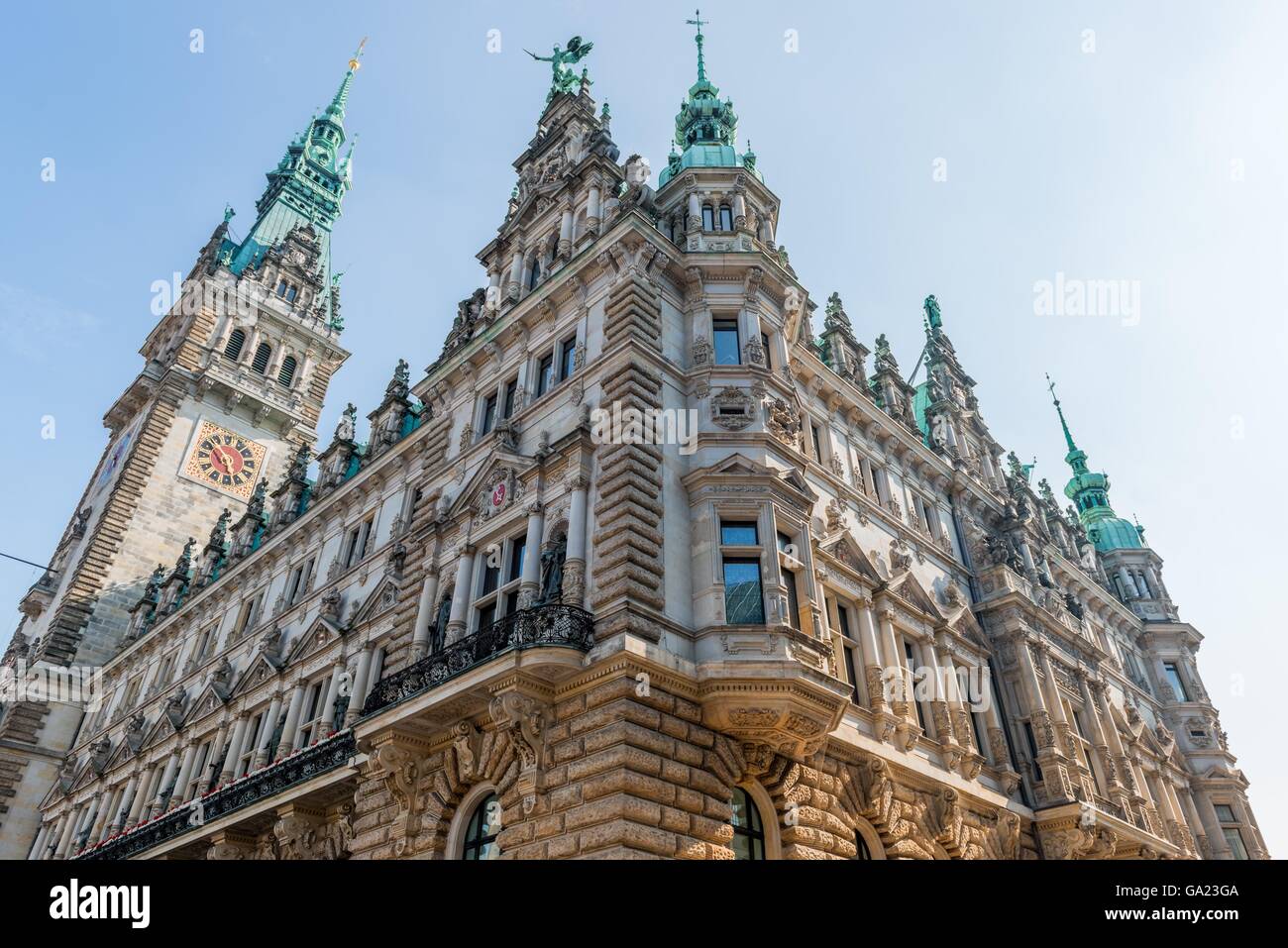 Hamburg Town Hall, Germany Stock Photo - Alamy