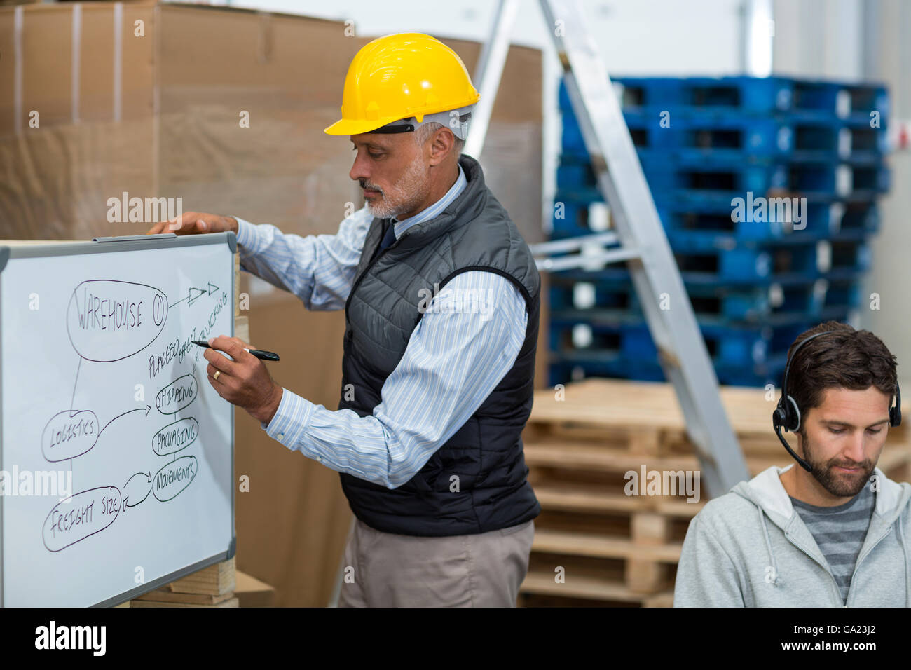 Men board hi-res stock photography and images - Alamy