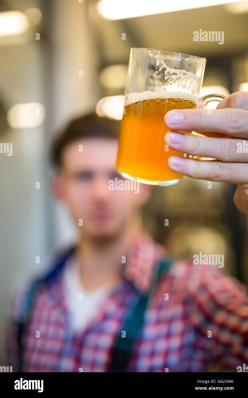 Brewer testing beer hi-res stock photography and images - Alamy