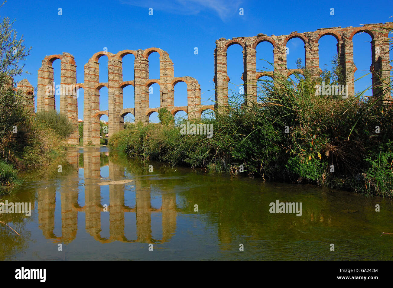 Merida, Los Milagros Aqueduct, Los Milagros Roman aqueduct , Aqueduct ...