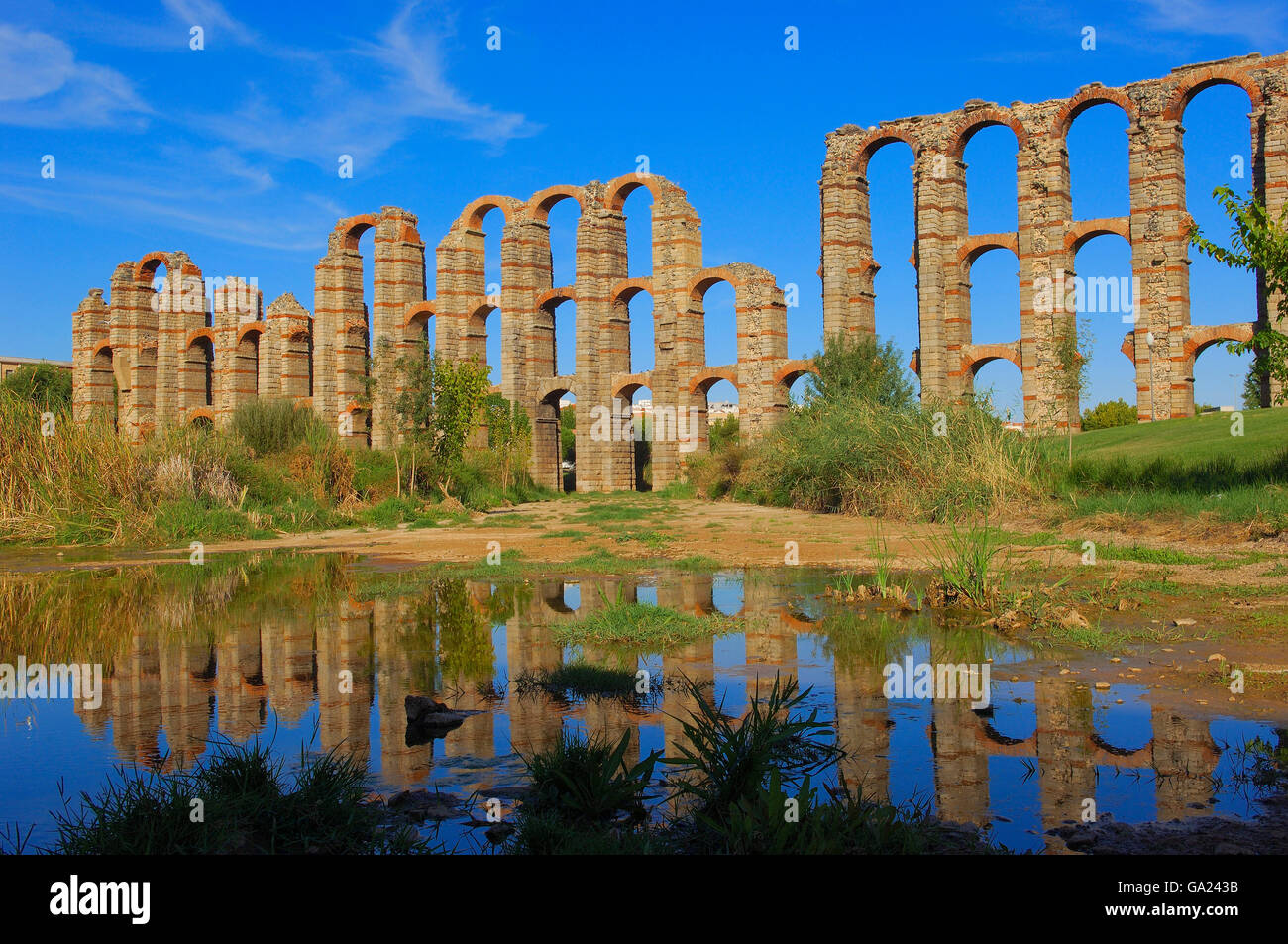 Merida, Los Milagros Aqueduct, Los Milagros Roman aqueduct , Aqueduct ...