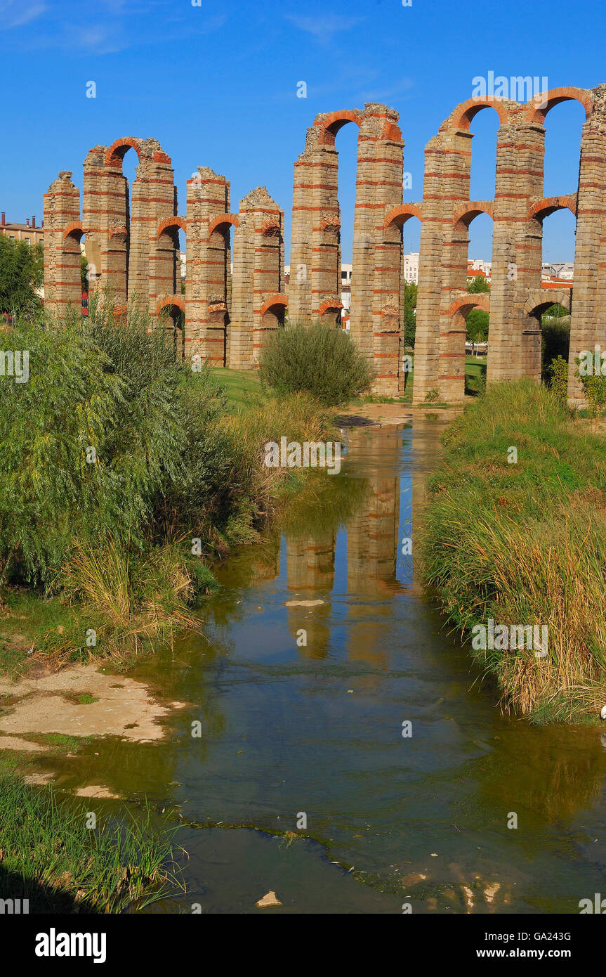 Merida, Los Milagros Aqueduct, Los Milagros Roman aqueduct , Aqueduct ...