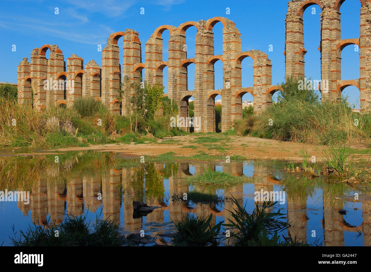 Merida, Los Milagros Aqueduct, Los Milagros Roman aqueduct , Aqueduct ...