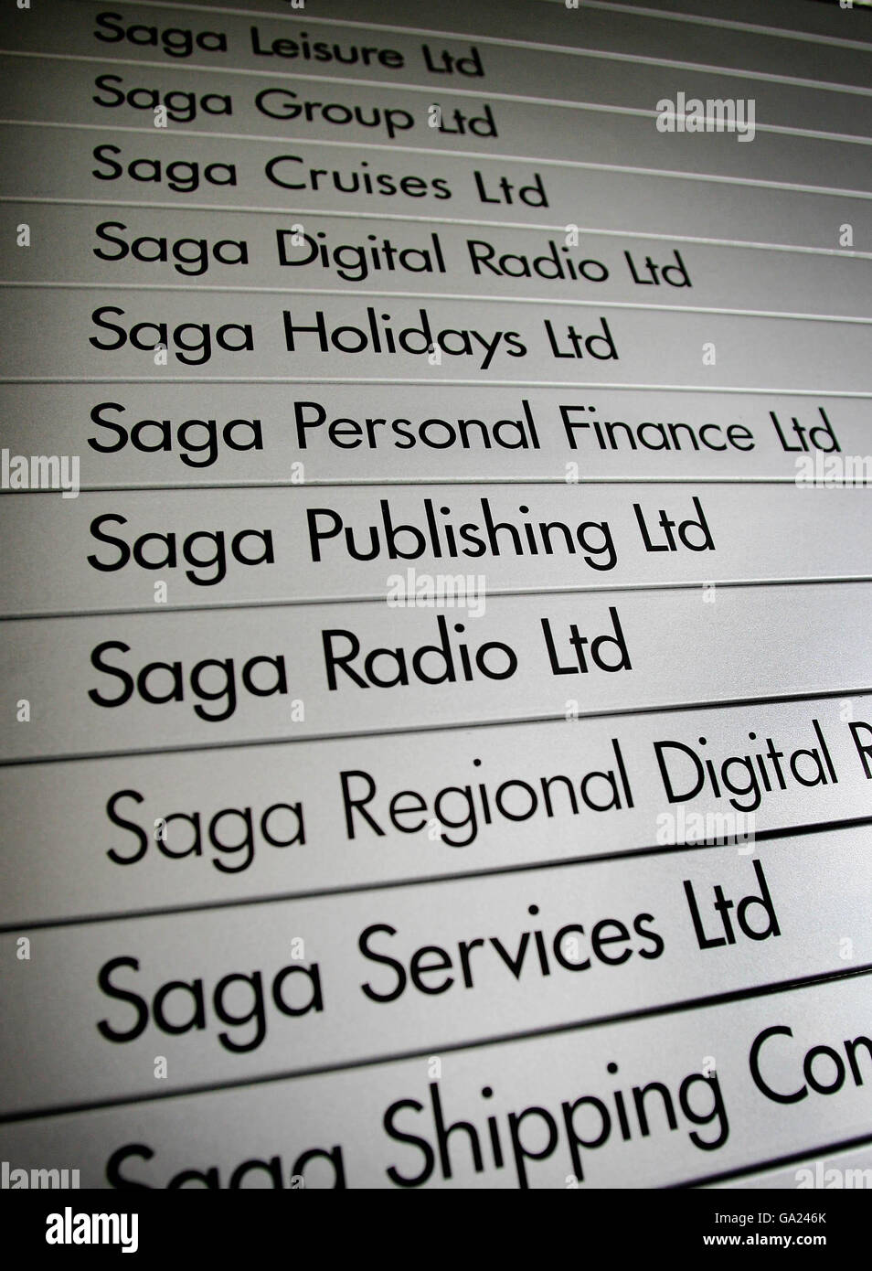 General view saga in sandgate hi-res stock photography and images - Alamy