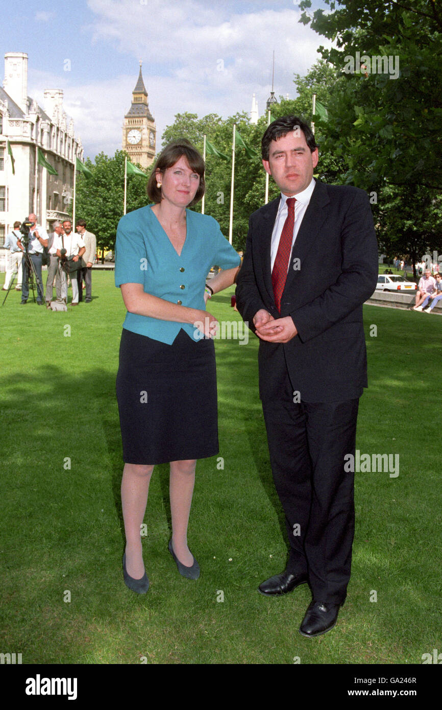 Harriet Harman and Gordon Brown Stock Photo - Alamy