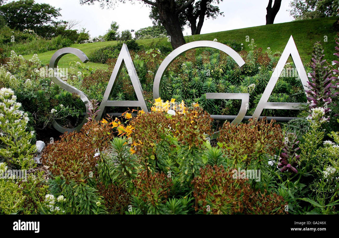 General view of saga in sandgate hi-res stock photography and images ...