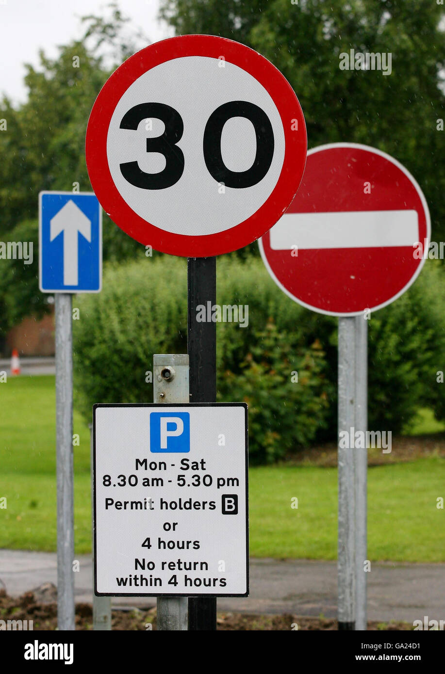 A section from an art installation by Micheal Pinsky using road signs ...