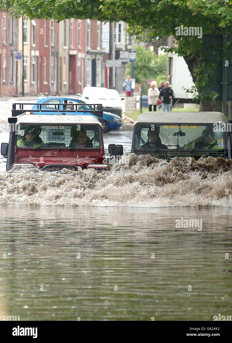 Flooding hits Britain Stock Photo - Alamy
