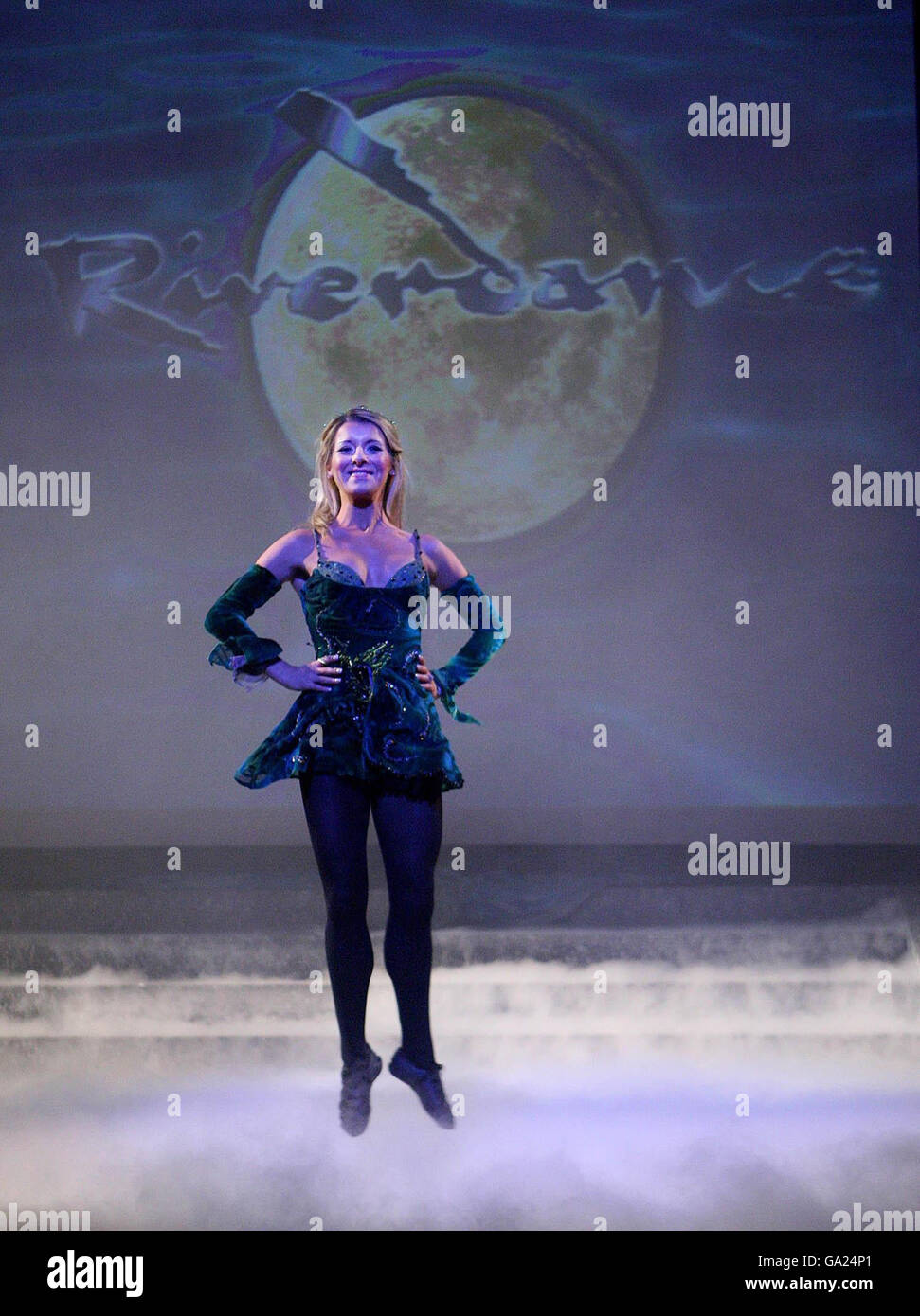 The Riverdance troupe rehearse the original Riverdance number in ...