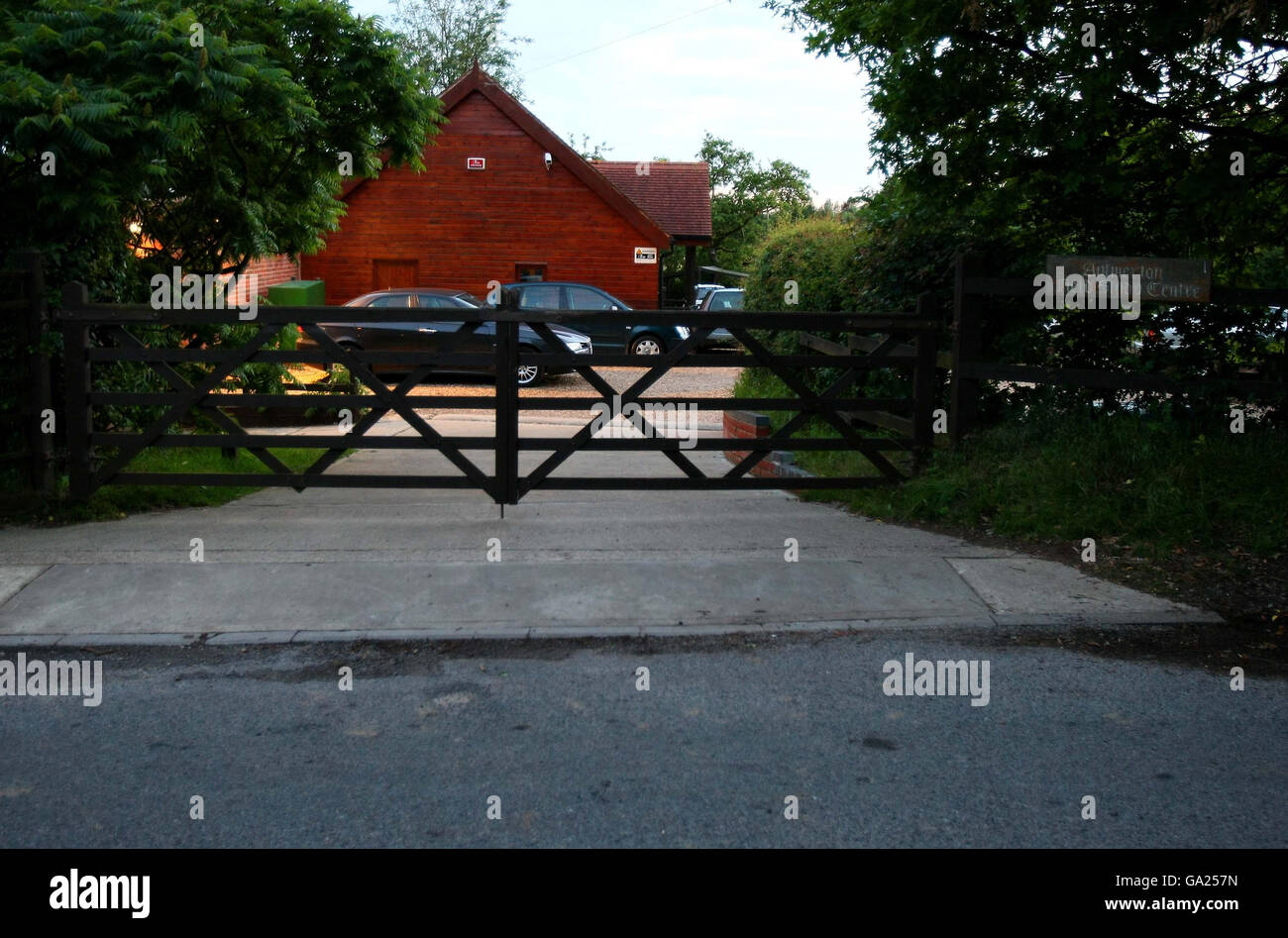 A general view of Aylmerton Field Study Centre where a party from ...