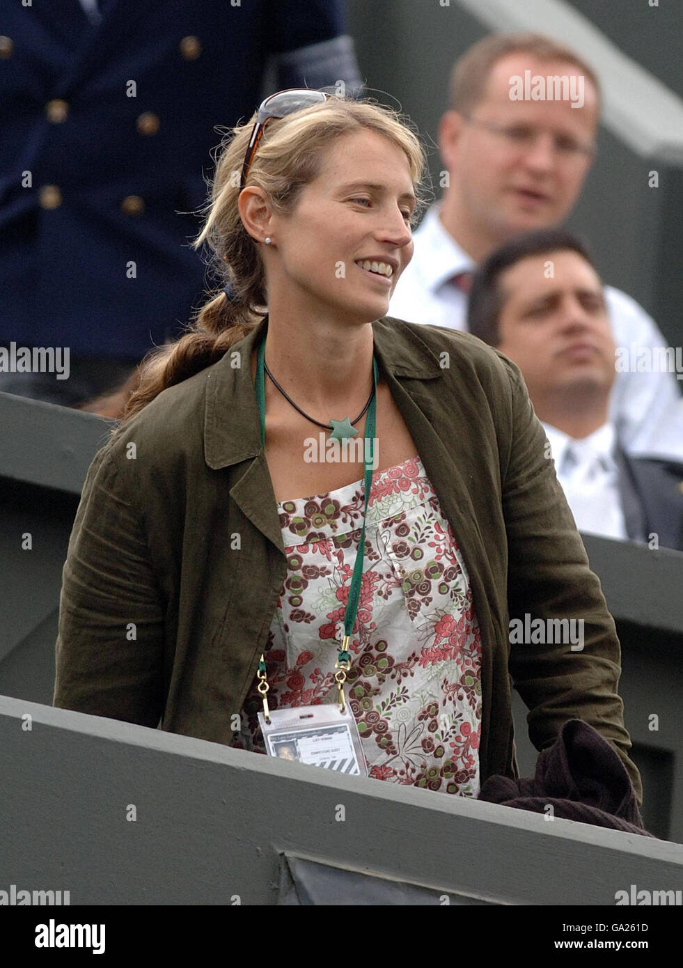 Wife of great britains tim henman hi-res stock photography and images ...