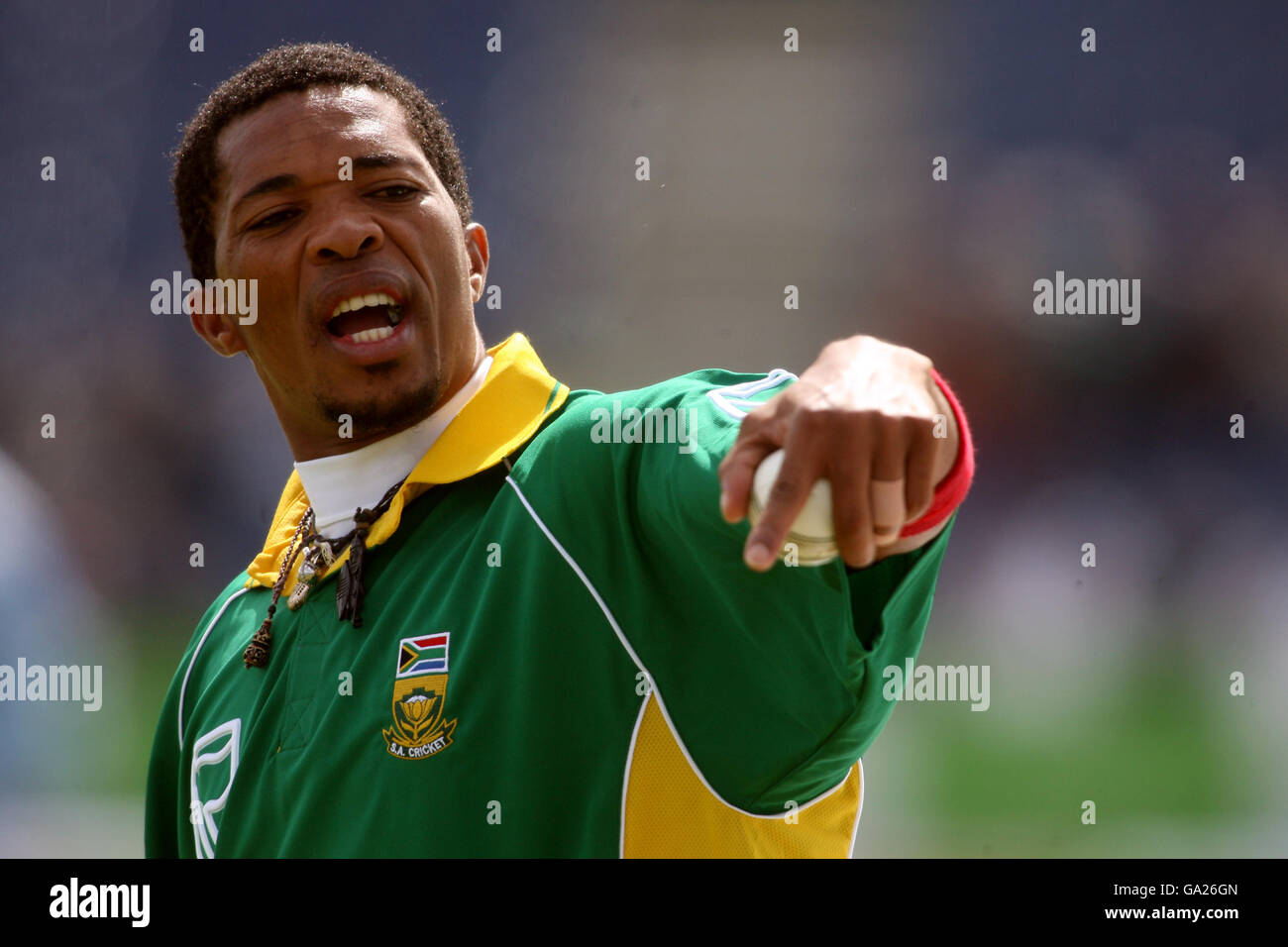 South africas makhaya ntini hi-res stock photography and images - Alamy