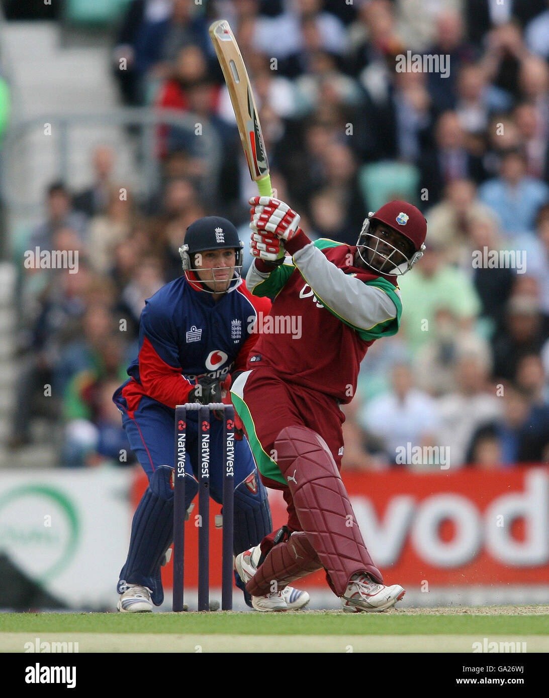West indies devon smith hits six for his half century hi-res stock ...