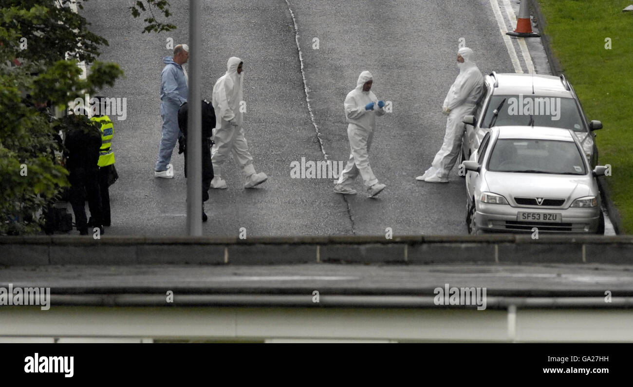 Forensic officers royal alexadra hospital in paisley hi-res stock ...