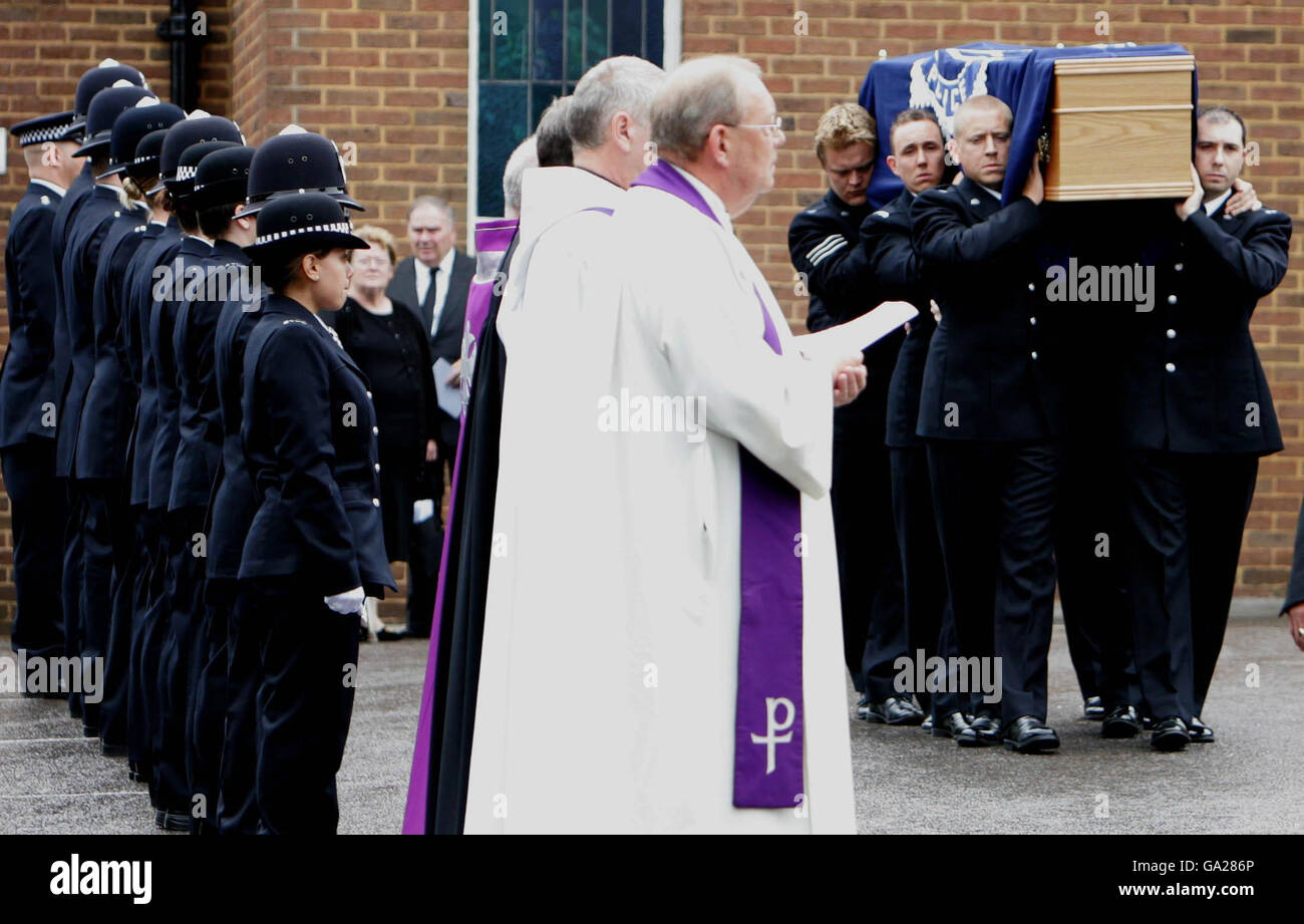 PC Jonathan Henry funeral Stock Photo - Alamy
