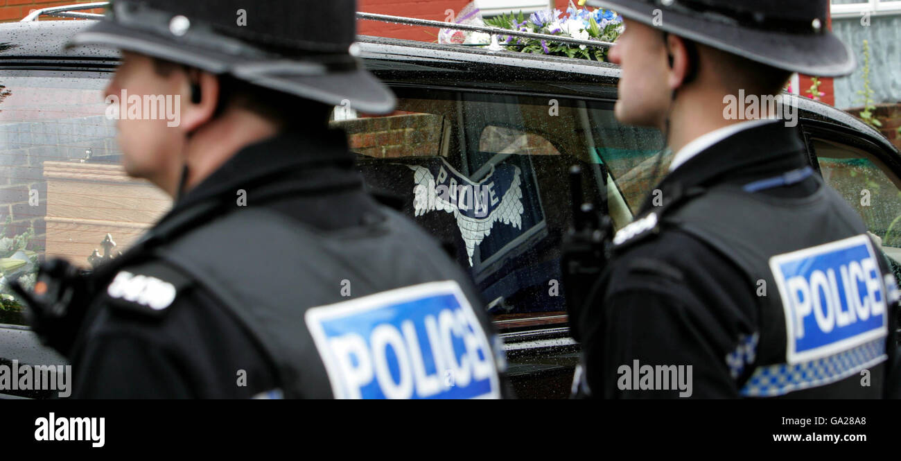 PC Jonathan Henry funeral Stock Photo - Alamy