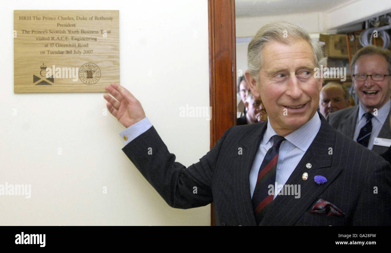 Prince Charles in Scotland Stock Photo - Alamy