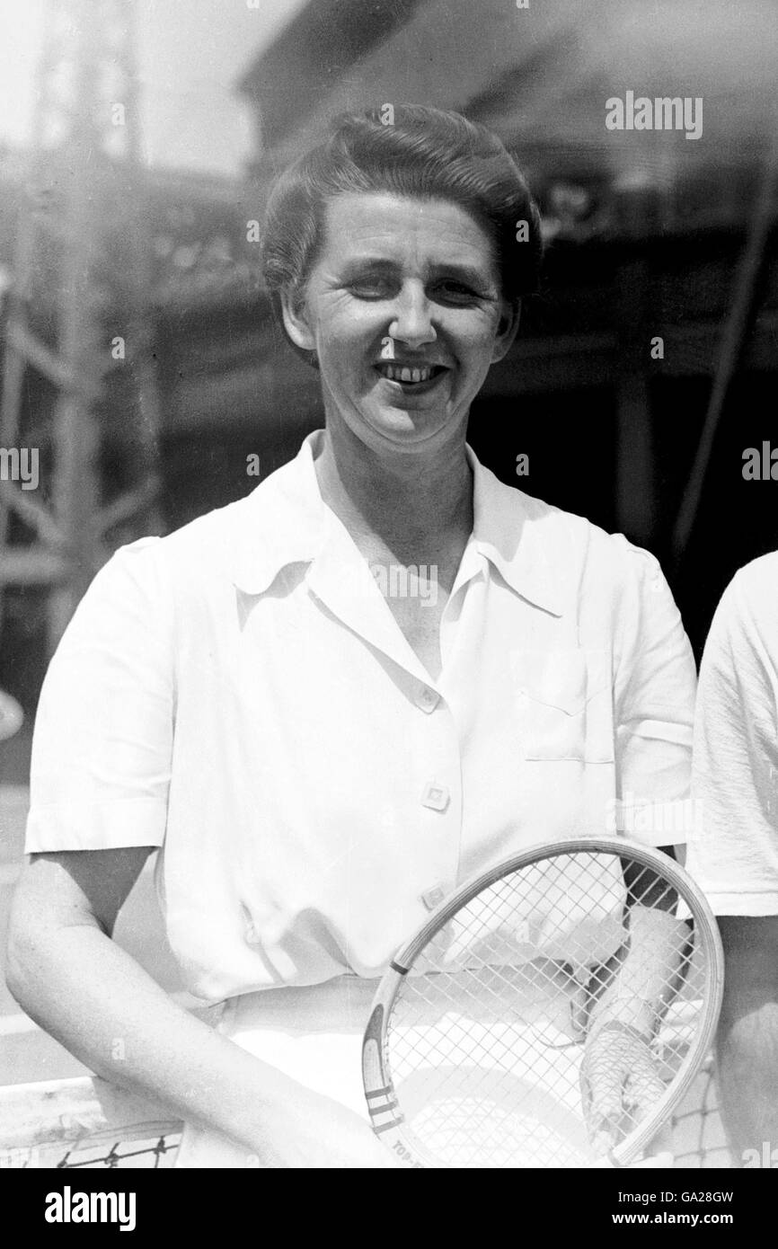 Mixed doubles Black and White Stock Photos & Images - Alamy