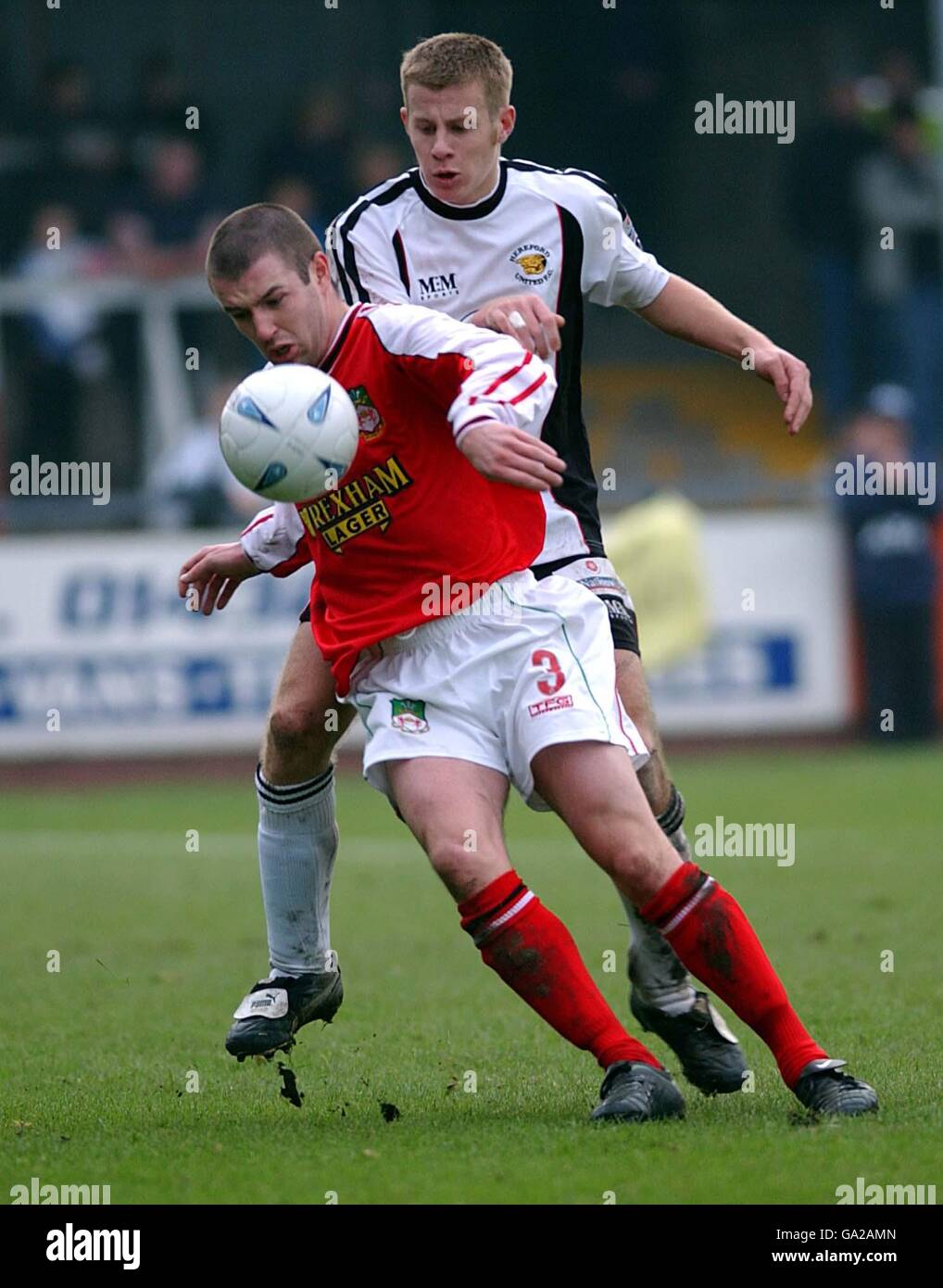 Emp08 action here v wrex football utd hi-res stock photography and ...