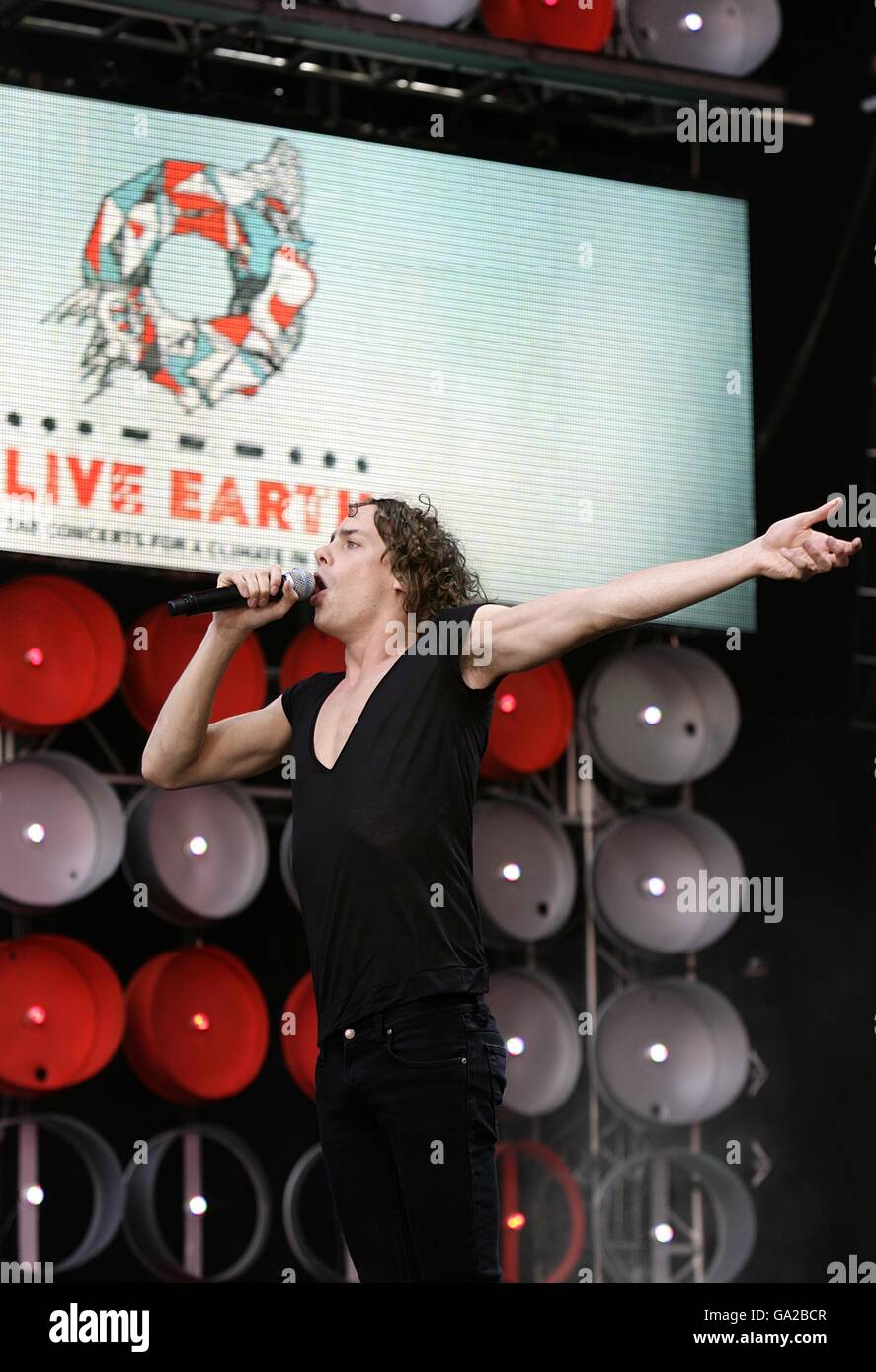 Live Earth Concert - London Stock Photo - Alamy