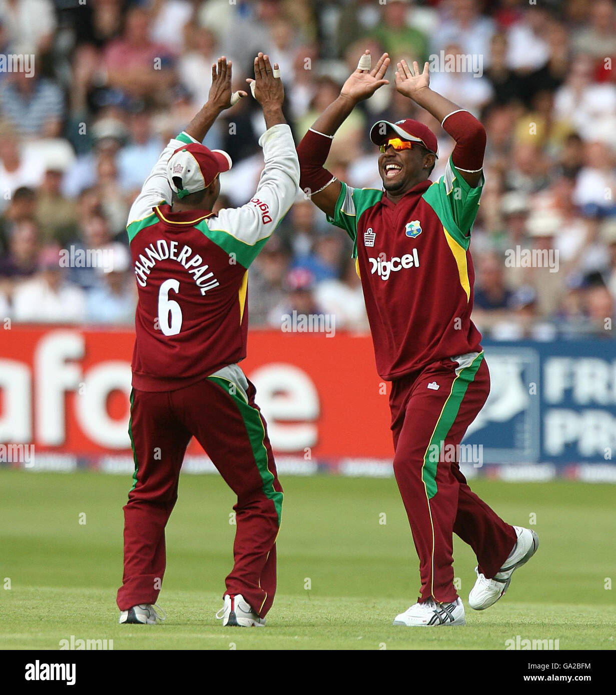 Full length celebrating high five head to head smiling happy england hi ...