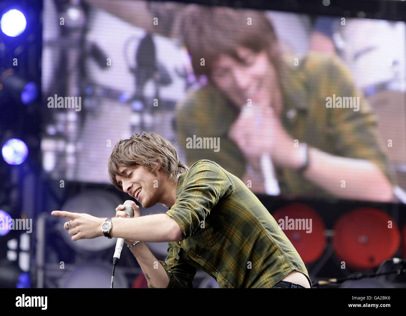 Live Earth Concert - London Stock Photo - Alamy
