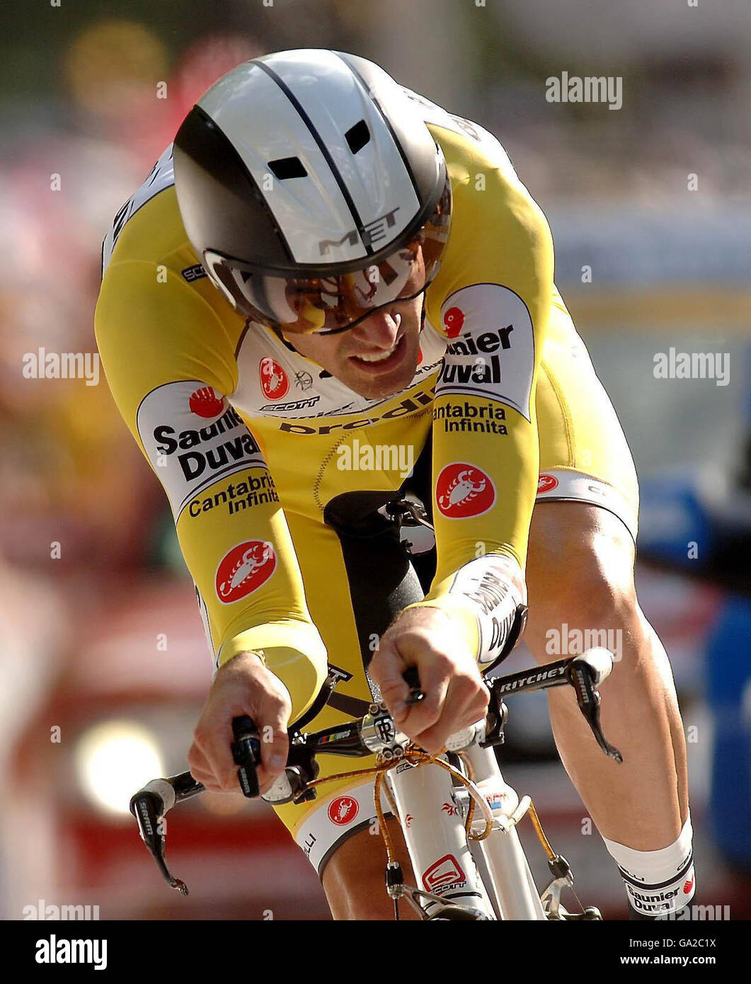 Cycling - Tour de France - Individual Time-Trial - London Stock Photo ...