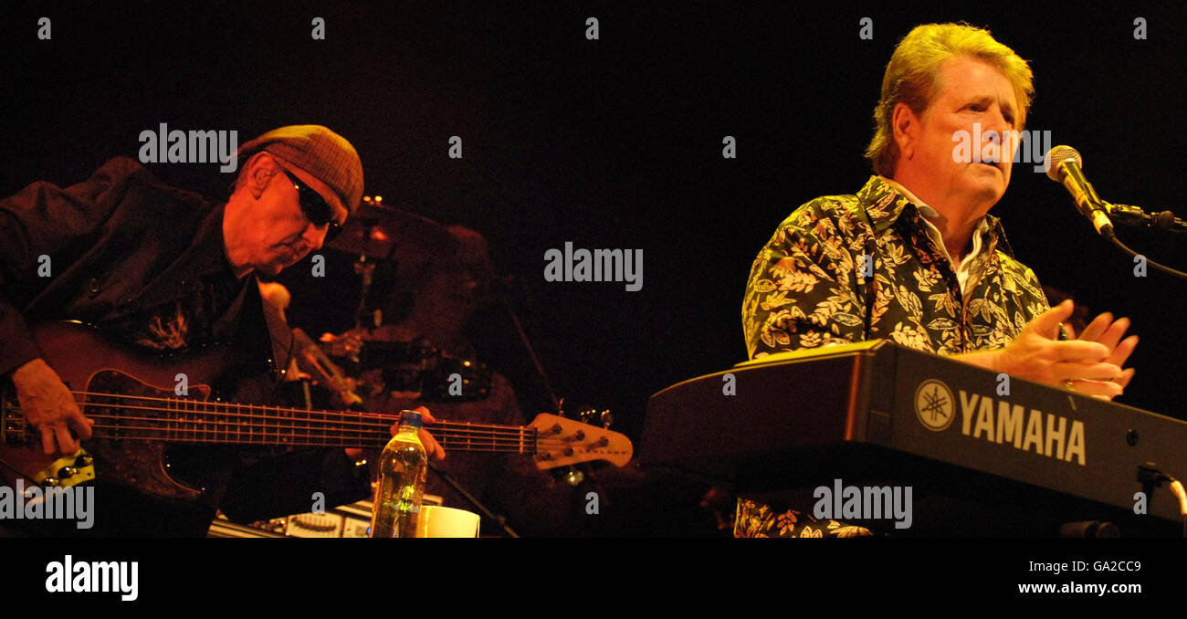 Brian Wilson performing during the 'T In The Park' music festival in ...