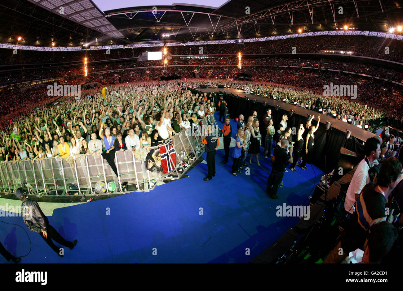 Live Earth Concert - London Stock Photo - Alamy