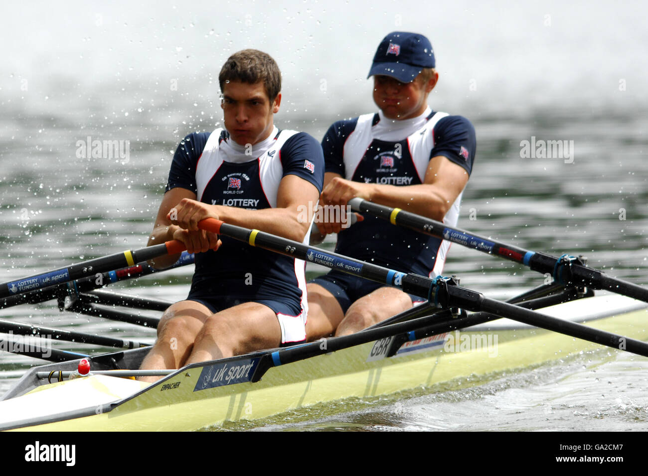 Rowing - 2007 World Cup - Bosbaan. Great Britain's Charles Cousins ...