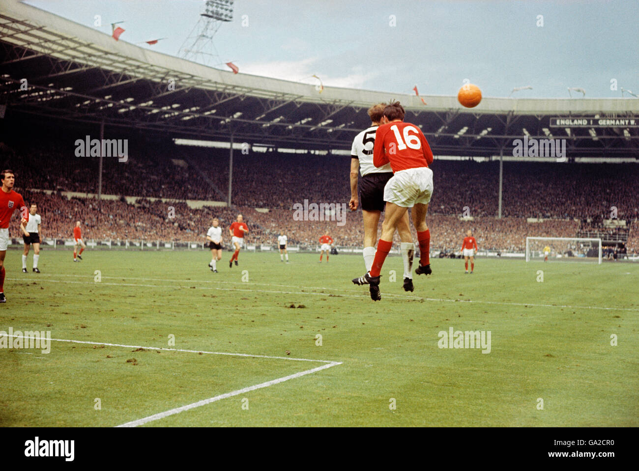 England v West Germany - 1966 World Cup Final - Wembley Stadium Stock ...