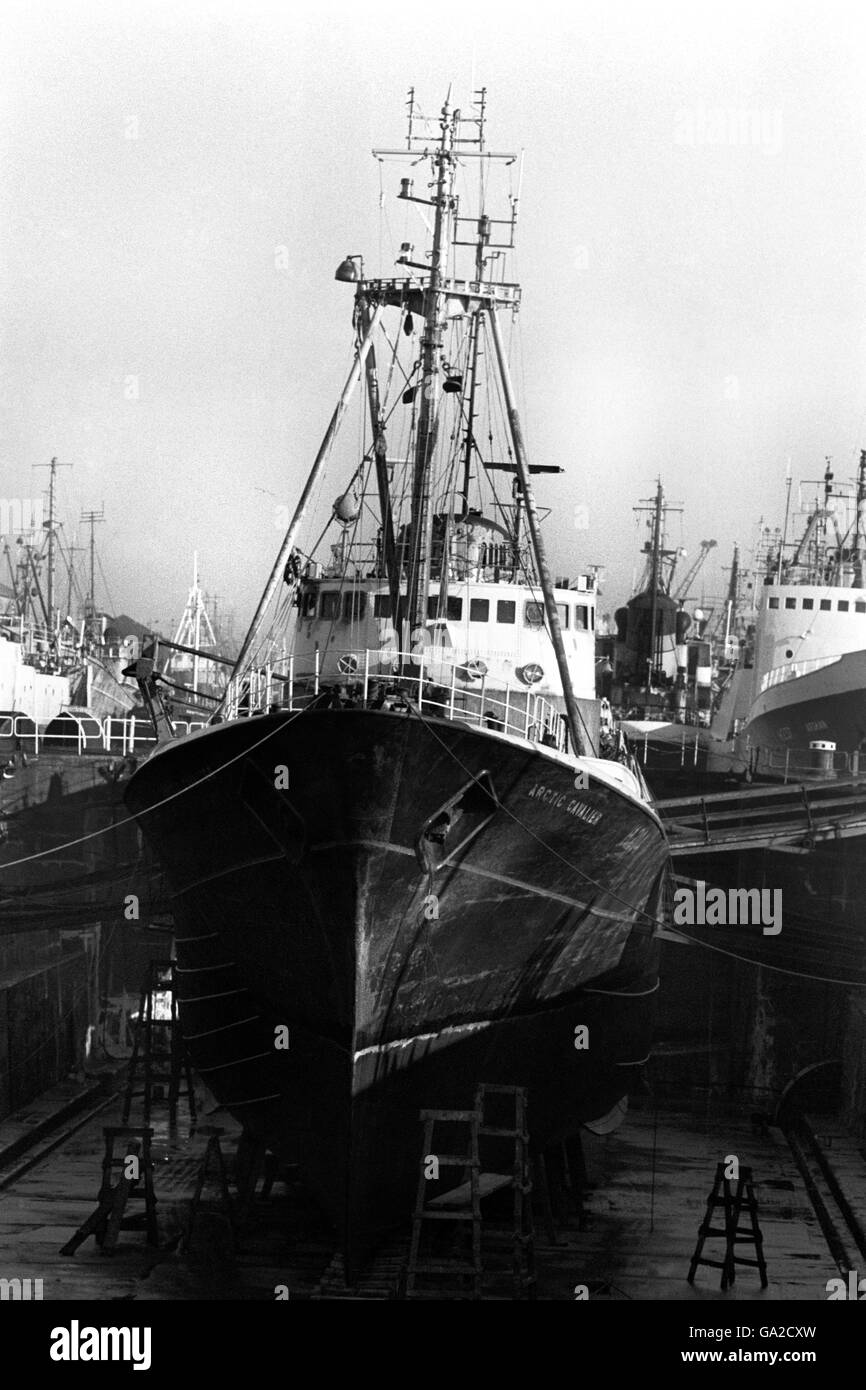 HULL'S FISHING FLEET. Hull trawler 'Arctic Cavalier' Stock Photo - Alamy