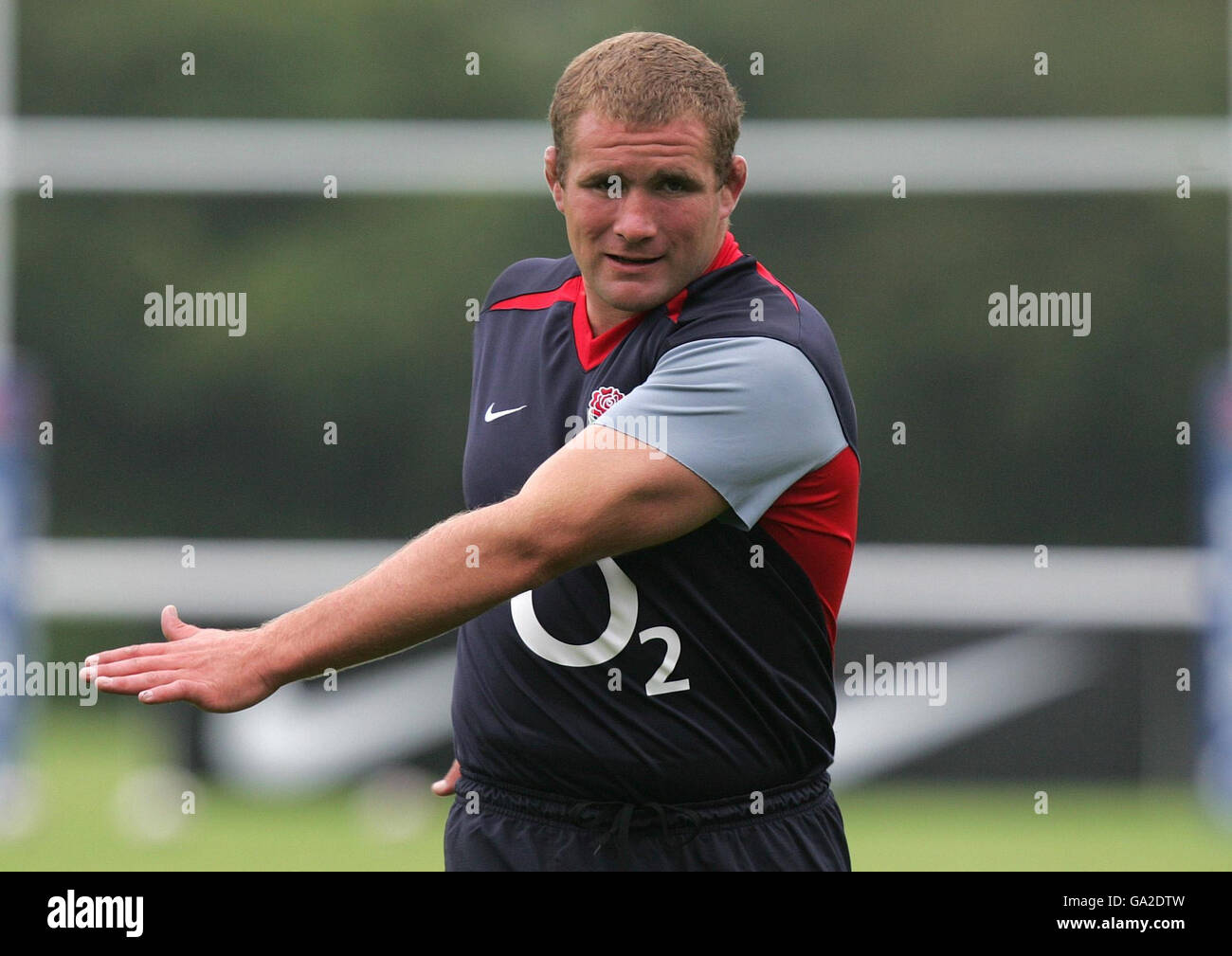 Rugby Union - England Training Session - Bath University Stock Photo ...