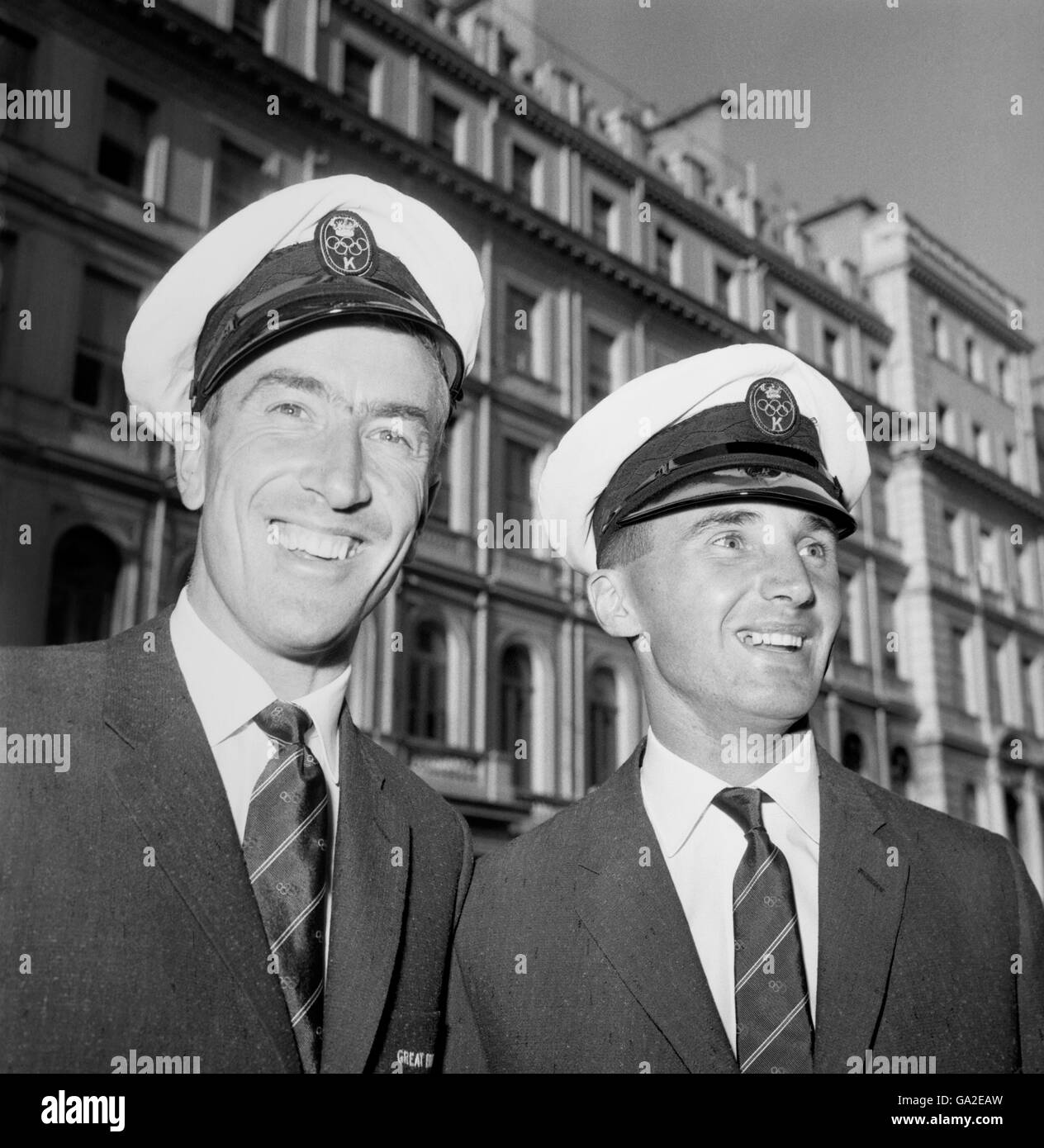 Sailing - Tony Morgan and Keith Musto - Tokyo Olympic Games 1964 Stock ...