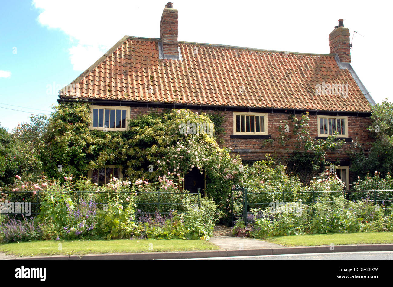 Quintessentially British. A country cottage in the village of Wheldrake ...